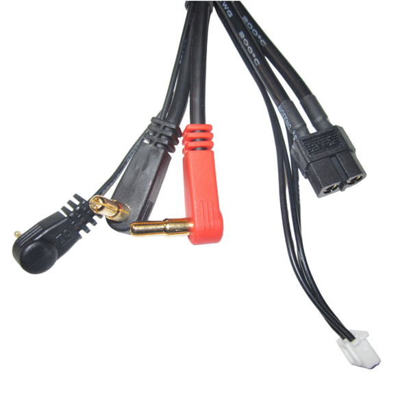 TQ Wire 2S Charge Cable XT60 Output to 4/5mm Stepped Plug w/Balance ...
