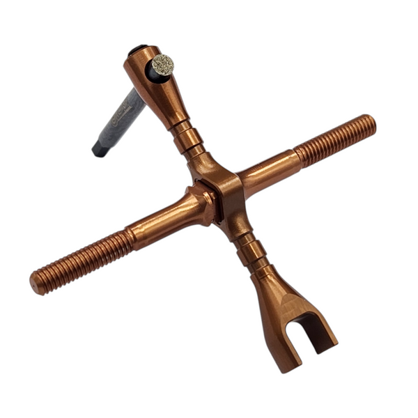 INOV8 HexLite Multi-Tool 4mm Turnbuckle & 2mm Hex (Bronze) - RC MAKER