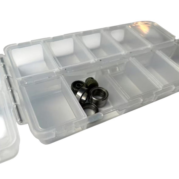 MR33 Large Double Sided Parts Box (16x9.4x3.9cm) - RC MAKER