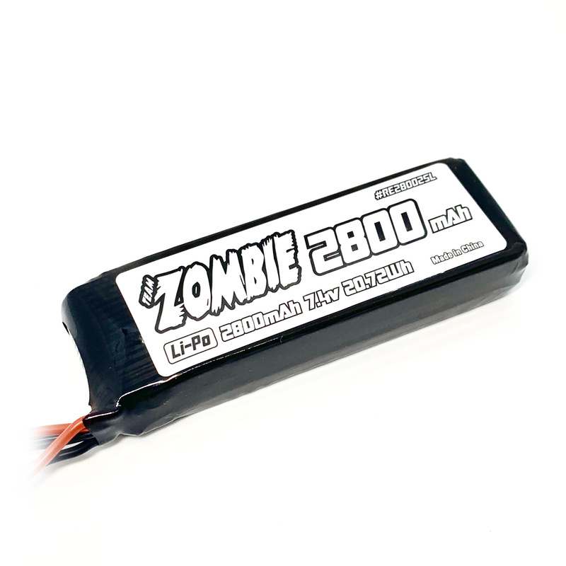 Zombie 2800mah 7.4V receiver LiPo - RC MAKER