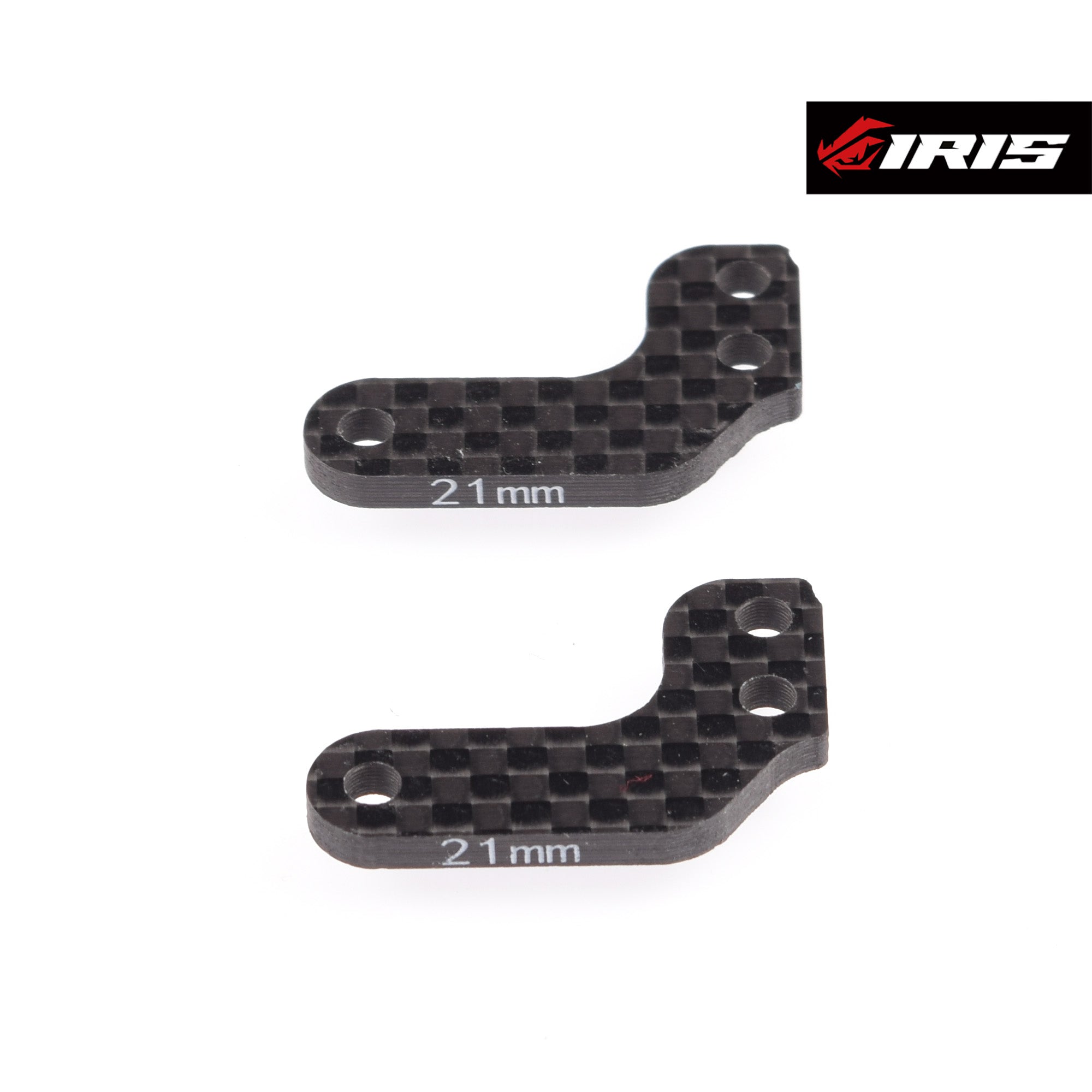 Iris ONE Front Steering Arm Carbon Fiber - 21mm (2pcs) - RC MAKER