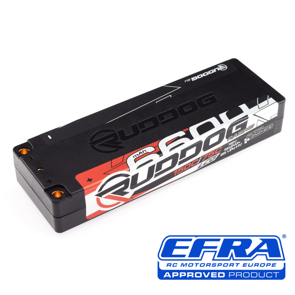 RUDDOG Racing 6600mAh 150C/75C 7.6V LCG Stick Pack LiPo-HV Battery - RC MAKER